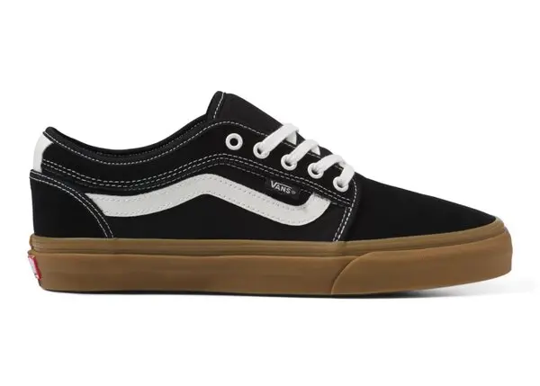 VANS Chukka Low Sidestripe - Black/white/gum