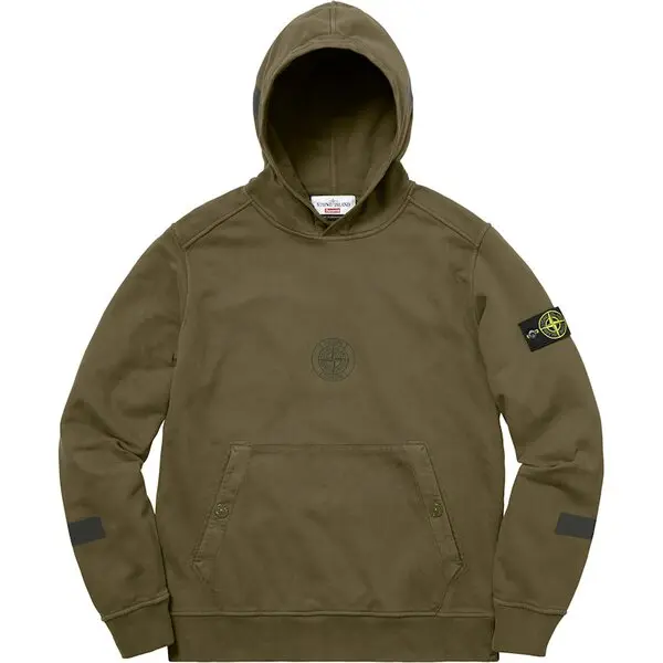 Supreme Stone Island Hooded Sweatshirt