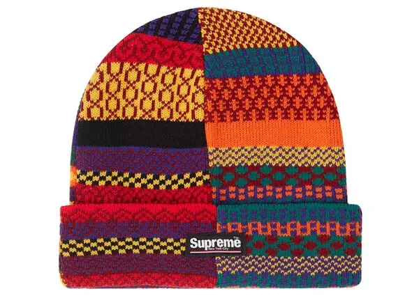 Supreme Patterned Beanie - Multicolor