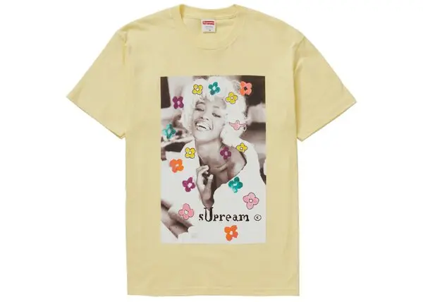 Supreme Naomi Tee Shirt - Pale Yellow