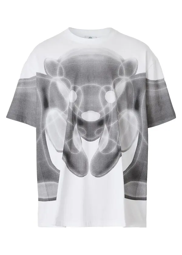 Burberry Thomas Bear Print Cotton Oversized T-shirt
