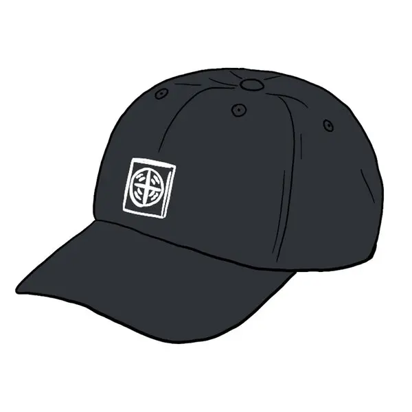 Supreme Stone Island Nylon 6-panel Cap - Black