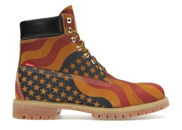 Timberland 6" Boot Supreme Stars & Stripes - Wheat
