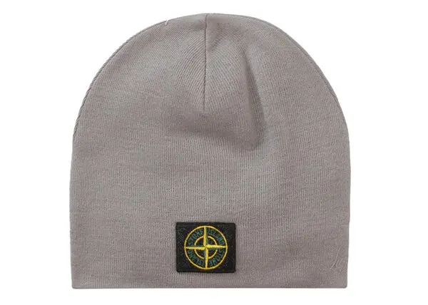 Supreme Stone Island Reflective Beanie - Grey