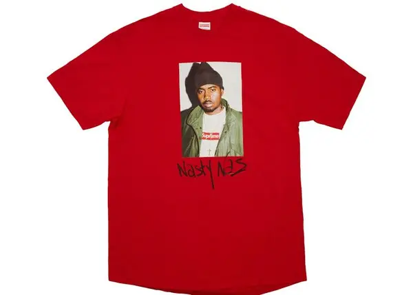 Supreme Nas Tee Shirt - Red