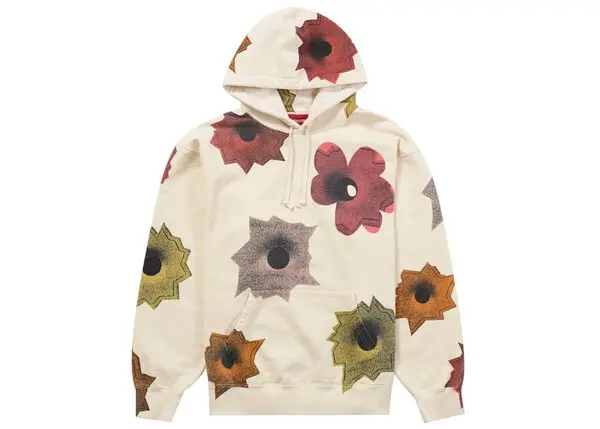 Supreme Nate Lowman Hooded Sweatshirt - Natural
