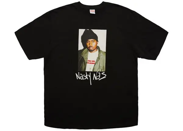 Supreme Nas Tee Shirt - Black