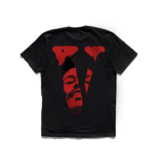 THE WEEKND X Vlone After Hours Blood Drip Tee Shirt - Black