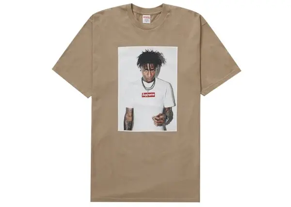 Supreme Nba Youngboy Tee Shirt - Khaki