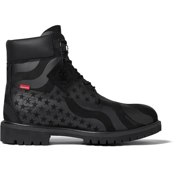 Timberland 6" Boot Supreme Stars & Stripes - Black