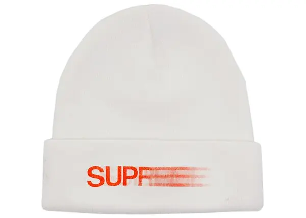 Supreme Motion Logo Beanie - White