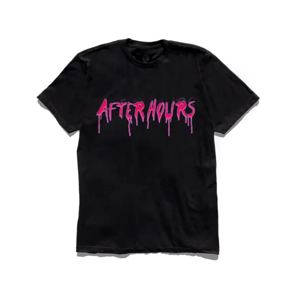 THE WEEKND X Vlone After Hours Acid Drip Tee Shirt