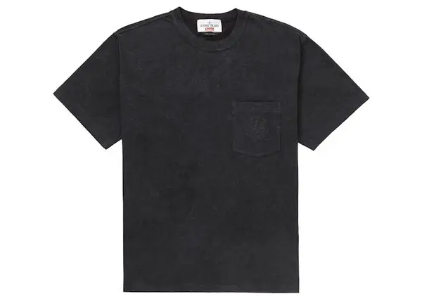 Supreme Stone Island Pocket Tee Shirt - Black