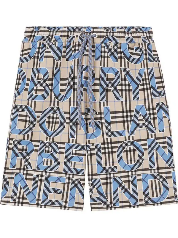 Burberry Vintage Check Drawstring Shorts
