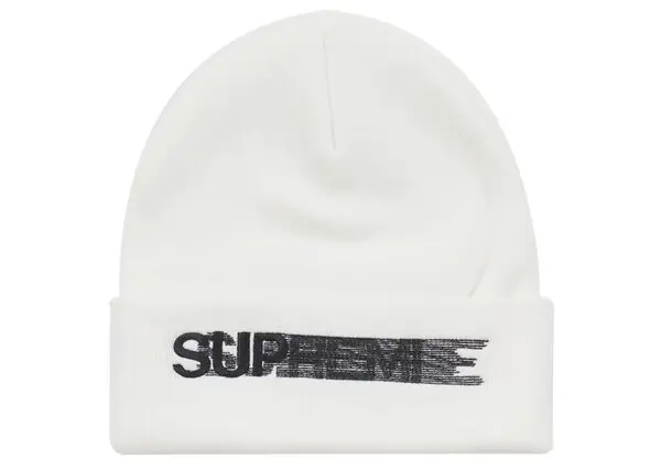 Supreme Motion Logo Beanie - White