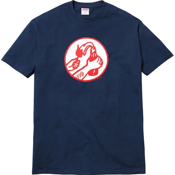 Supreme Molotov Tee - Navy Blue