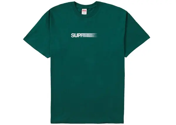 Supreme Motion Logo Tee Shirt - Dark Green