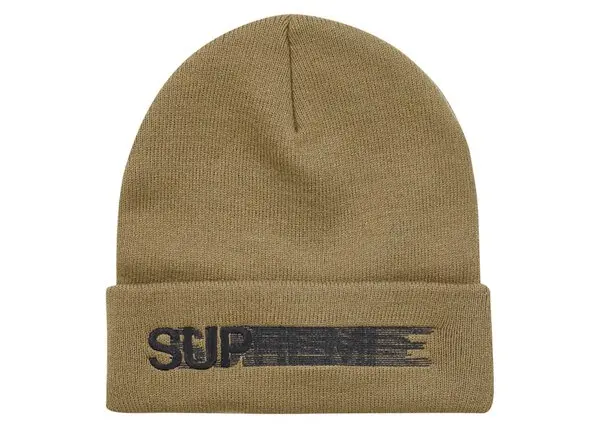 Supreme Motion Logo Beanie - Taupe