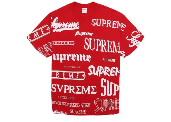 Supreme Logo Tee Shirt - Red