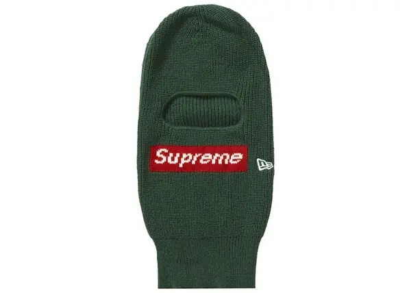Supreme New Era Box Logo Balaclava - Green