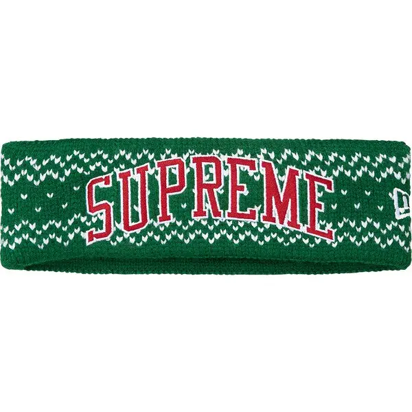 Supreme New Era Arc Logo Headband - Green