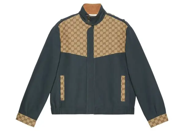 Gucci Gg Supreme Cotton Canvas Jacket