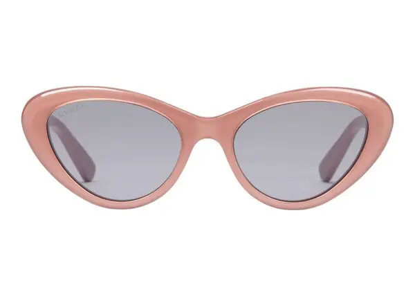Gucci Cat Eye Frame Sunglasses - Pink/solid Grey (‎706685 J0740 5812)
