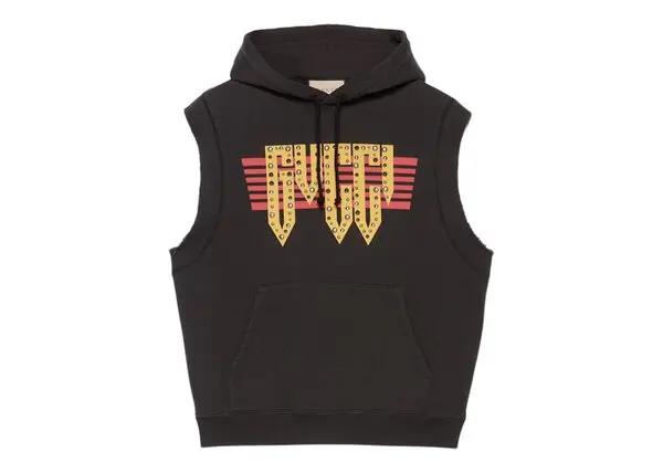 Gucci Cotton Jersey Sleeveless Sweatshirt