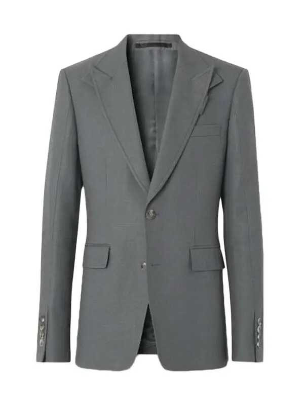 Burberry Tailored Wool Ramie Jacket