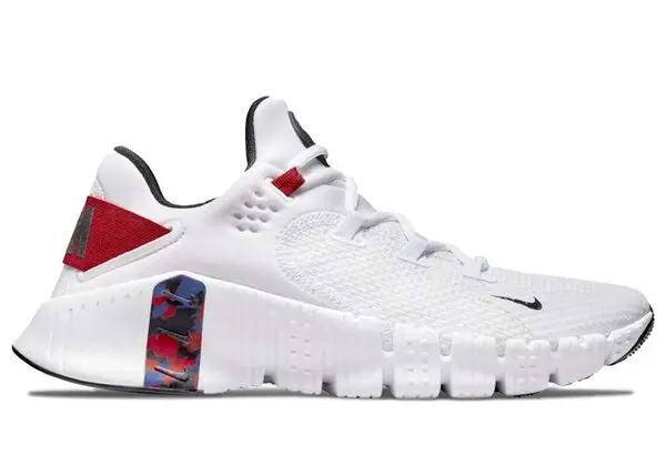 Nike Free Metcon 4 Veteran's Day - White/gym Red/deep Royal Blue