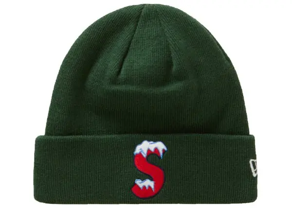 Supreme New Era S Logo Beanie - Green