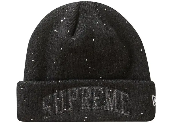 Supreme Metallic Arc Beanie - Black