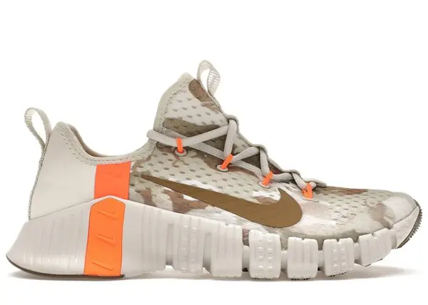 Nike Free Metcon 3 Camo - Light Bone/total Orange/yukon Brown