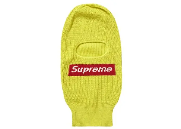 Supreme New Era Box Logo Balaclava - Lime