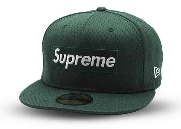 Supreme New Era Mesh Box Logo Cap - Dark Green