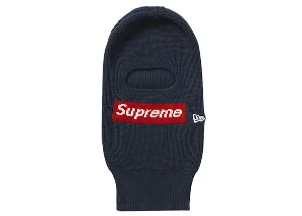 Supreme New Era Box Logo Balaclava - Navy Blue