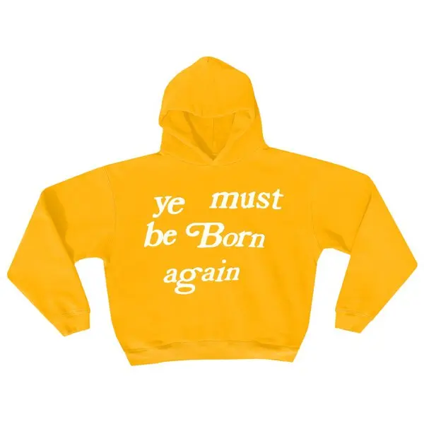CACTUS PLANT FLEA MARKET Born Again Hooded Sweatshirt - Yellow