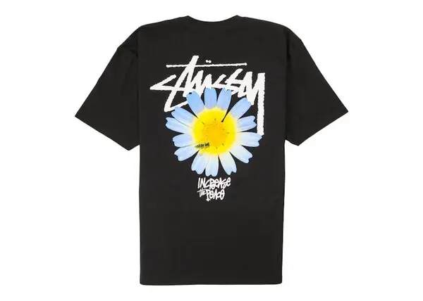 StÜssy Itp Flower Tee Shirt - Black