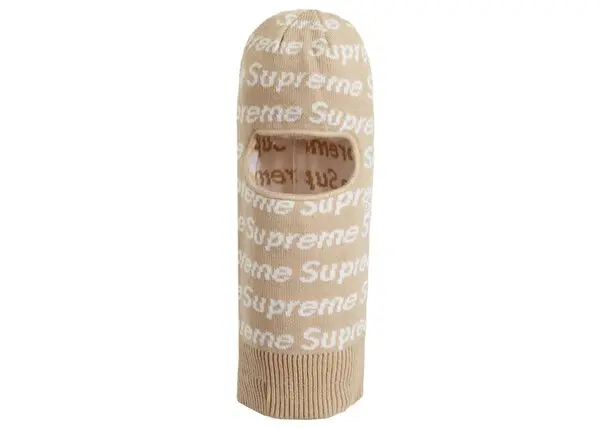 Supreme New Era Repeat Balaclava - Taupe