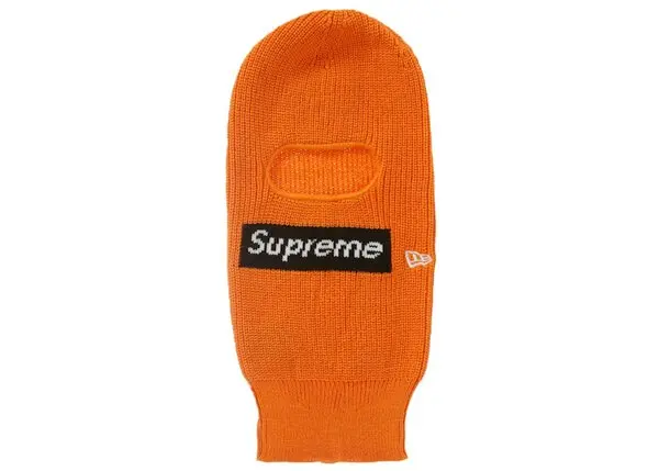 Supreme New Era Box Logo Balaclava Fw22 - Orange