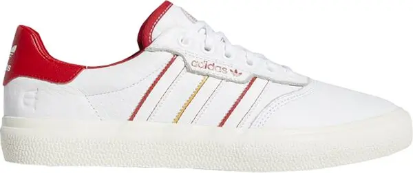 Adidas 3mc Vulc Evisen Sneakers - Cloud White/scarelet Red/gold Metallic