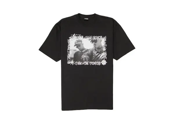 StüSsy Gang Starr Take It Personal Tee Shirt - Black | Editorialist
