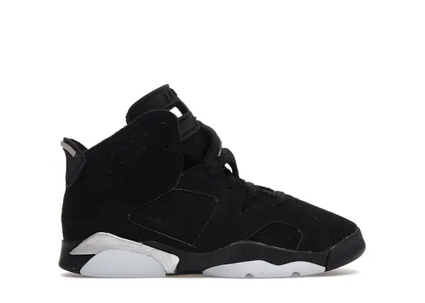 JORDAN 6 Retro Chrome Sneakers - Black/metallic Silver