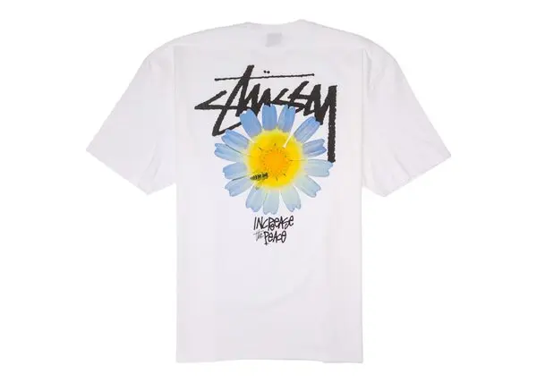 StÜssy Itp Flower Tee Shirt - White