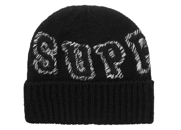 Supreme Twist Beanie - Black