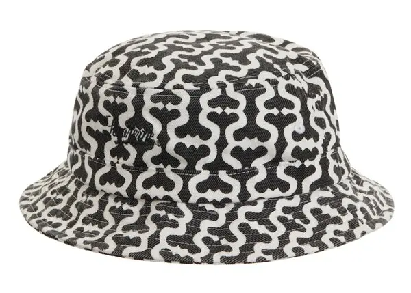 Supreme Twill Crusher Hat - Black Monogram