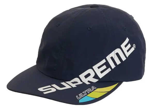 Supreme Ultra 6-panel Cap - Navy Blue