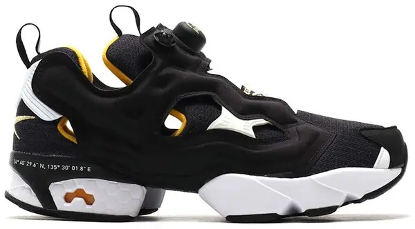 REEBOK Instapump Fury City Pack Osaka Sneakers - Black/gold Metaric/white