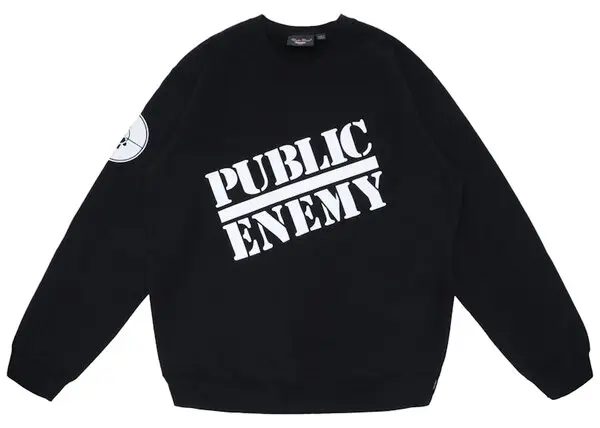 Supreme Undercover/public Enemy Crewneck Sweatshirt - Black