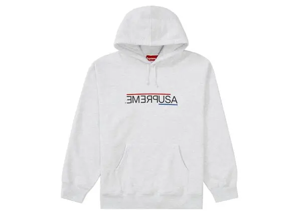 Supreme Usa Hooded Sweatshirt